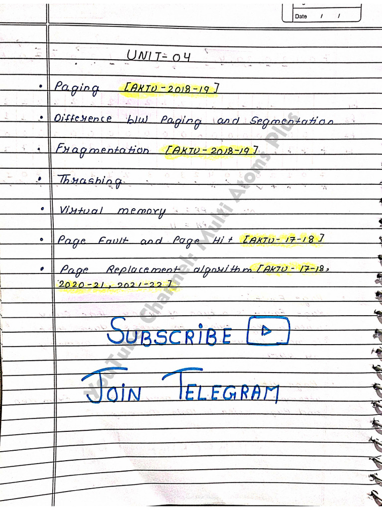 Os Unit 4 Bymultiatoms | PDF