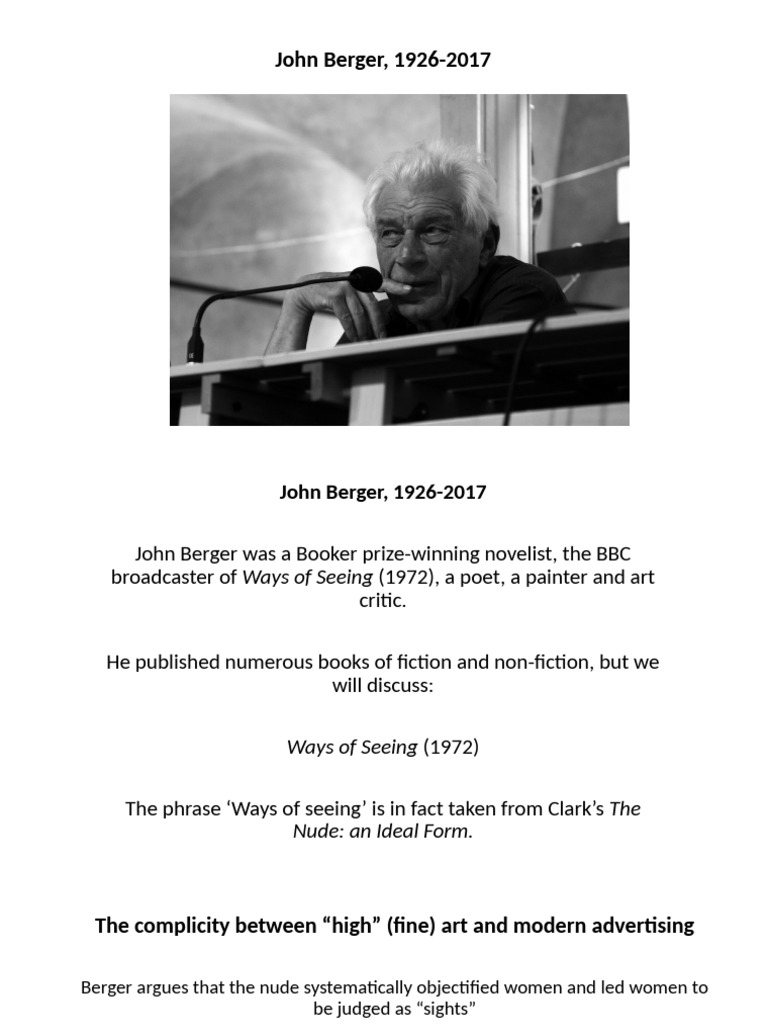 Aesthetics - Berger - 2023 - Tagged | PDF | Nudity