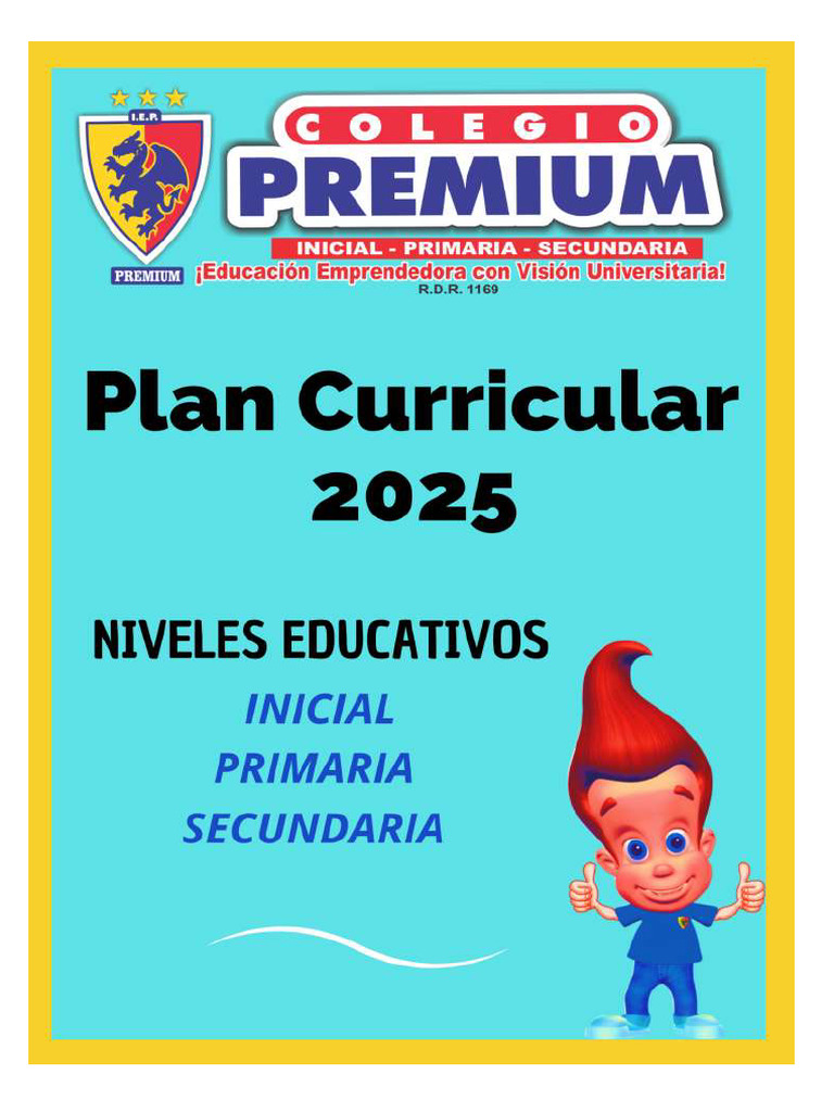 Plan Curricular 2025 | PDF | Plan de estudios | Aprendizaje