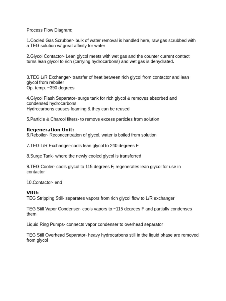 TEG Dehydration | PDF