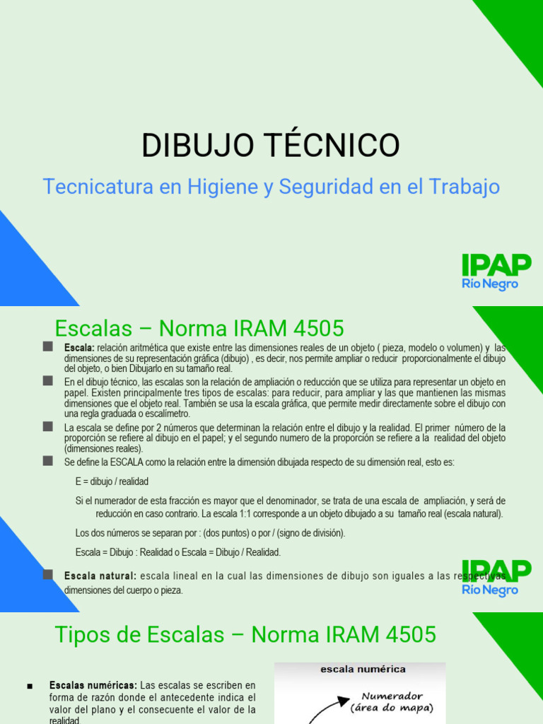 Escalas en Dibujo Técnico: Tipos y Usos | PDF | Dibujo | Dibujo técnico