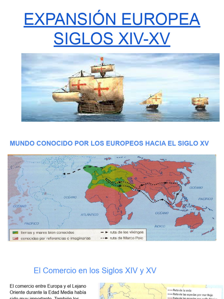La Expansion Europea S XV | PDF | imperio Bizantino | especia
