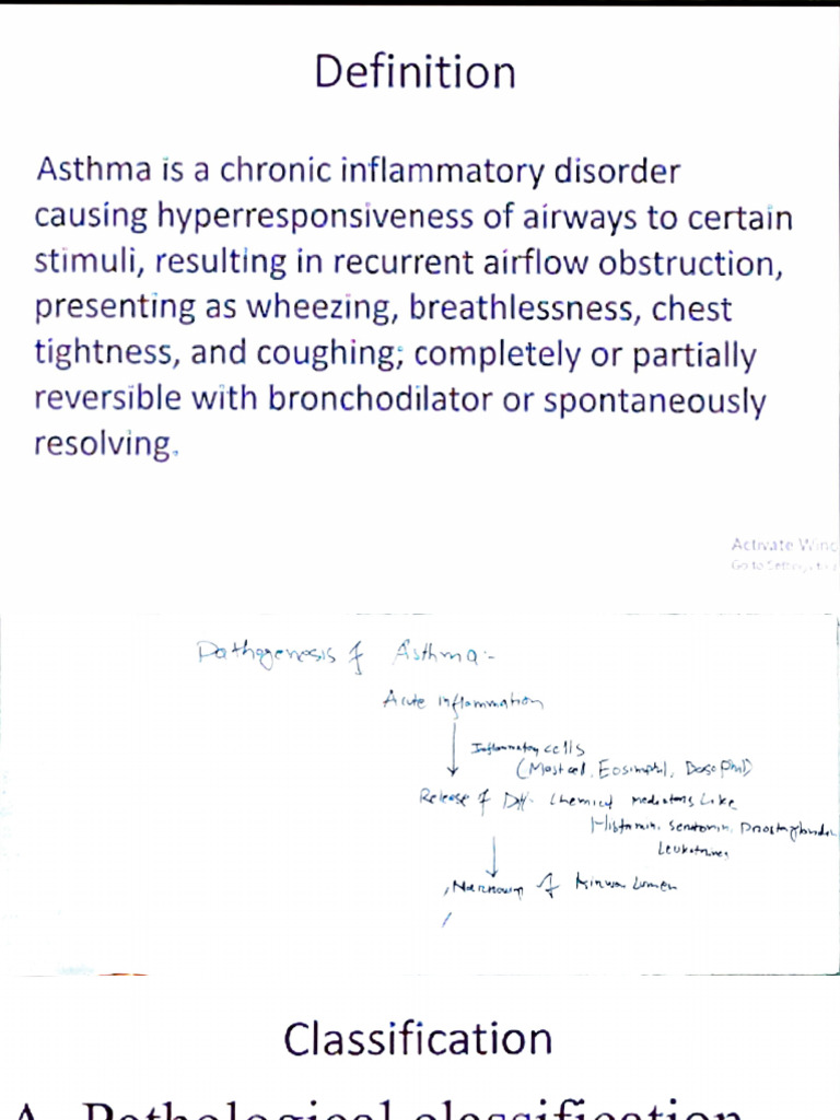 Asthma - 01 (Badhon Sir Pediatrics) | PDF
