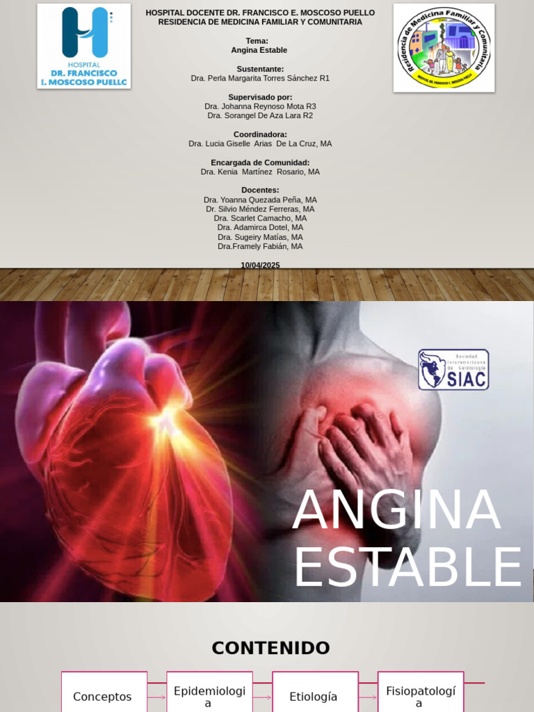 MFYC Angina Estable | PDF | Especialidades Medicas | Medicina CLINICA
