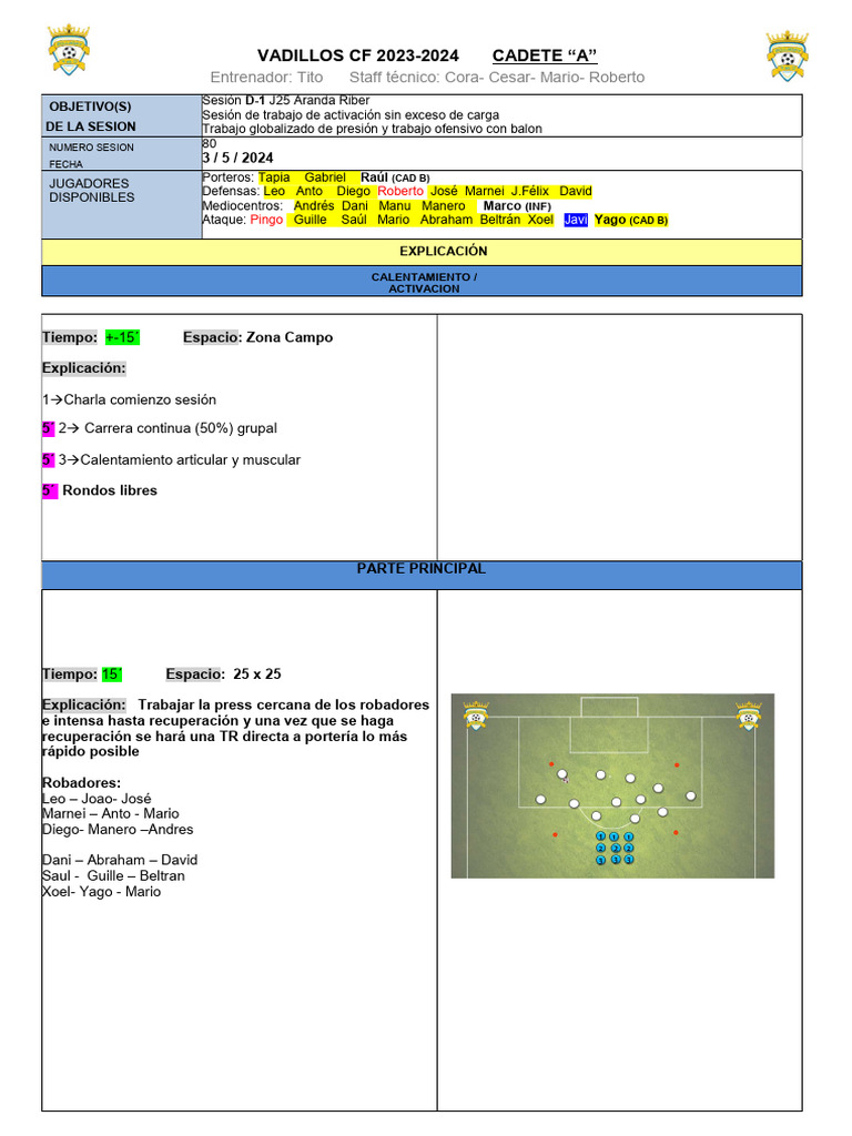 M34 - S80 (Temporada) | PDF