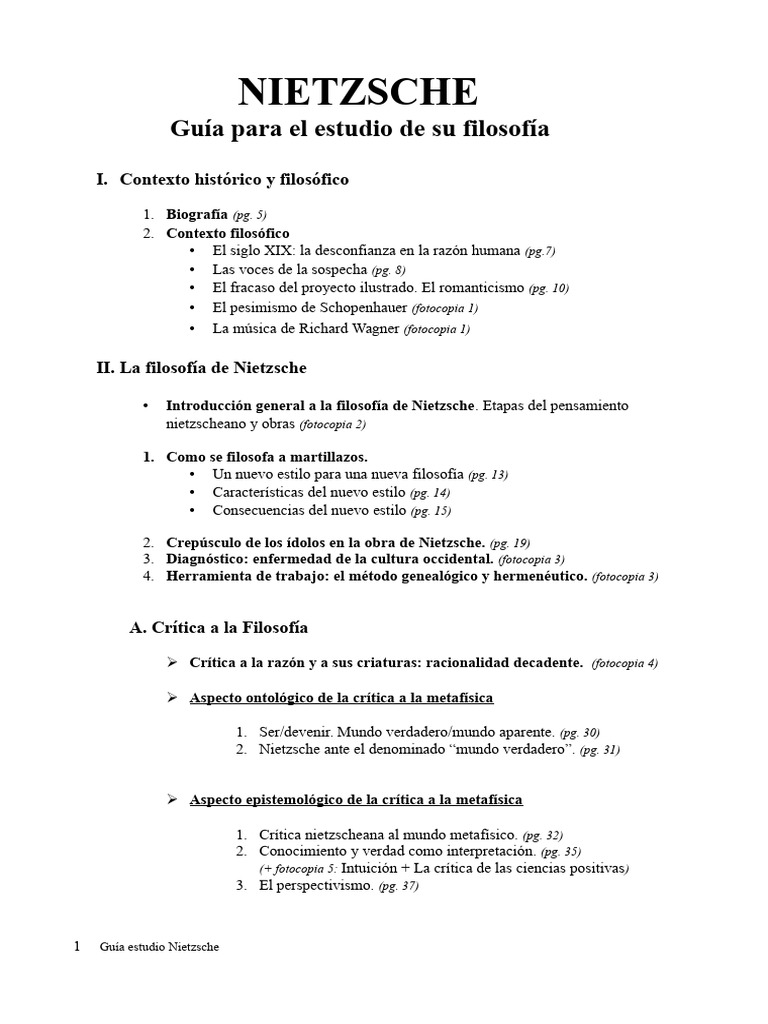 Nueva Guia Nietzsche | PDF | Friedrich Nietzsche | Moralidad