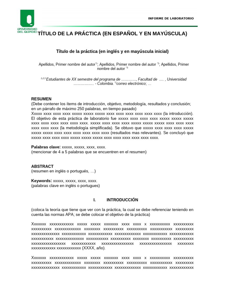 Formato Lab | PDF