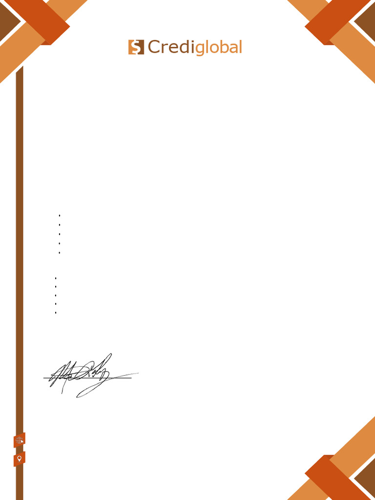 Carta de Aprobacion - ¡Credi-Global! | PDF