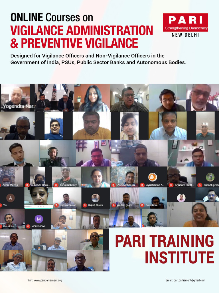 Vigilance Adminitration Brochure 2021 | PDF | Government Of India