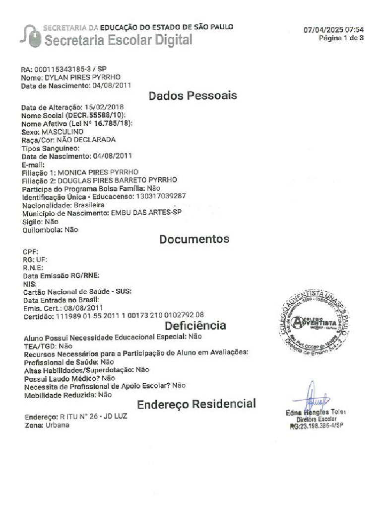 Dylan Pires Pyrrho - SED (1) - Compactado | PDF