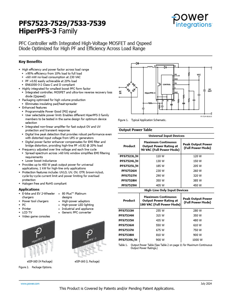 Hiperpfs-3 Family Data Sheet | PDF | Amplifier | Rectifier