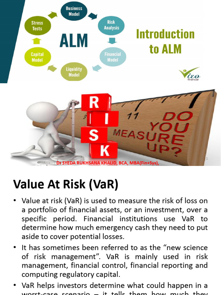 UNIT II - Measurement&ManagementOfRisk | PDF | Value At Risk | Risk