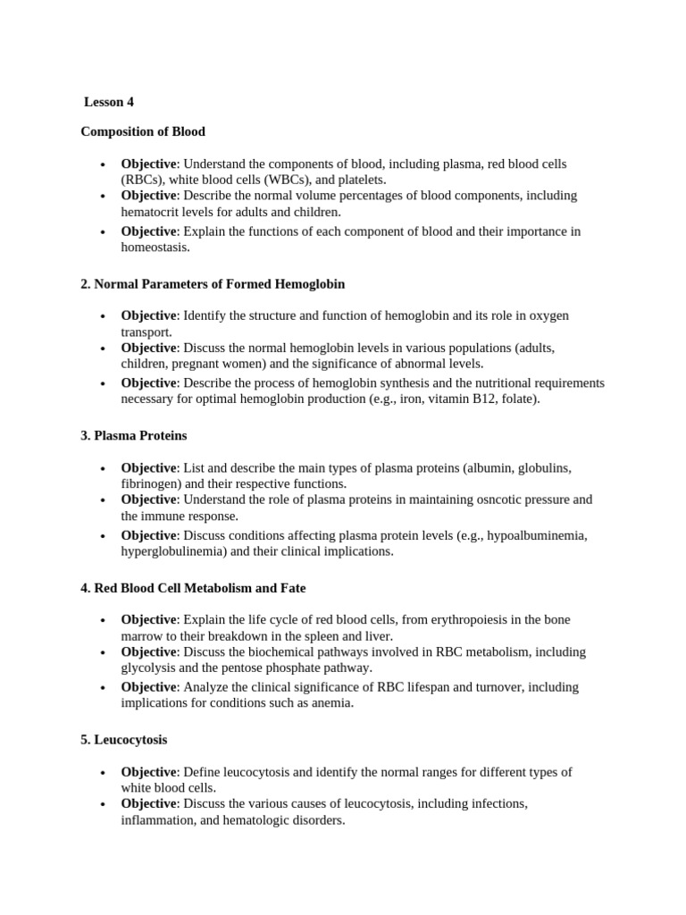 Hemoglobin Breakdown and Function | PDF | White Blood Cell | Hemoglobin