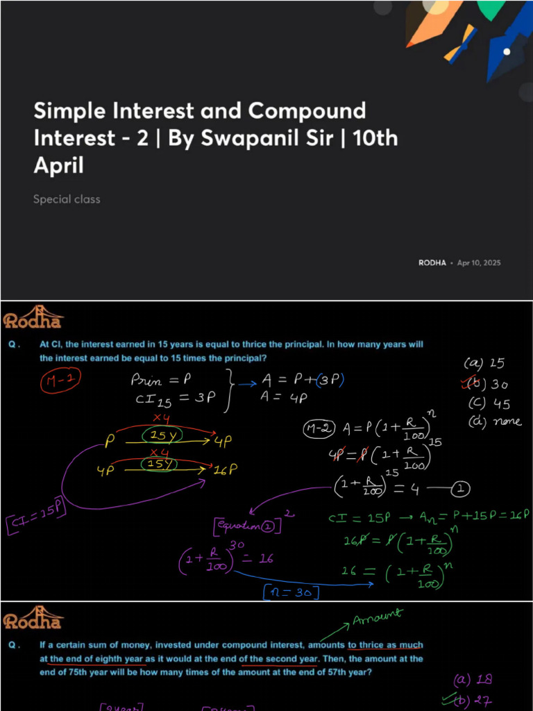 Simple Interest | PDF