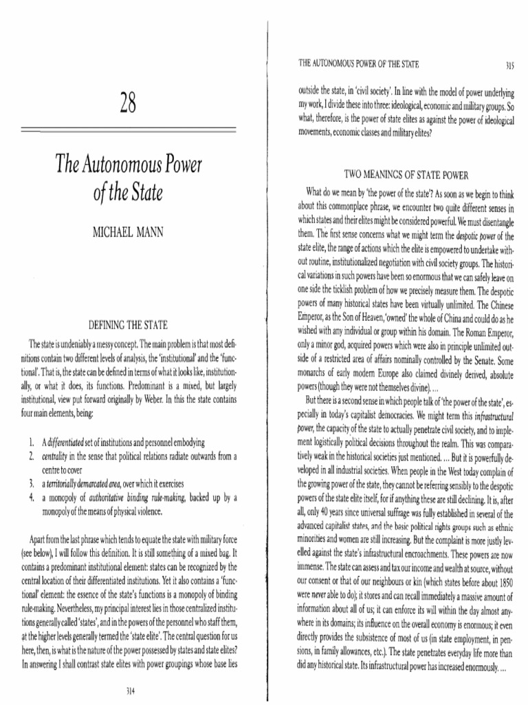 06 Michael Mann state autonomy copy | PDF