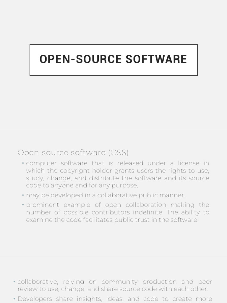 1 2.1 Open-Source-Software | PDF | Proprietary Software | Software