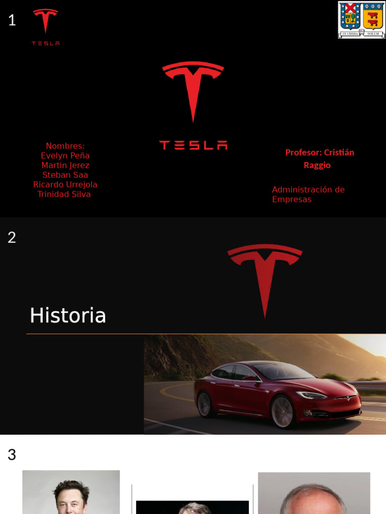 Historia y evolución de Tesla Inc. | PDF | Elon Musk | Economias