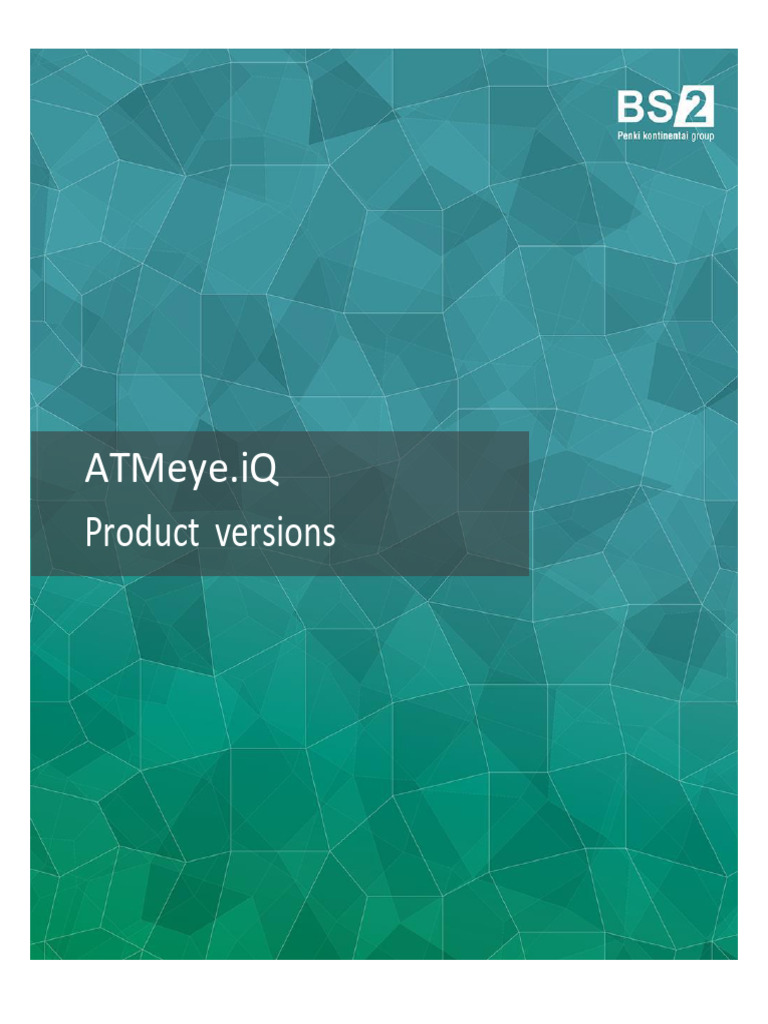 ATMeye-product Versions ENG 2019 | PDF | Automated Teller Machine | Microsoft Sql Server