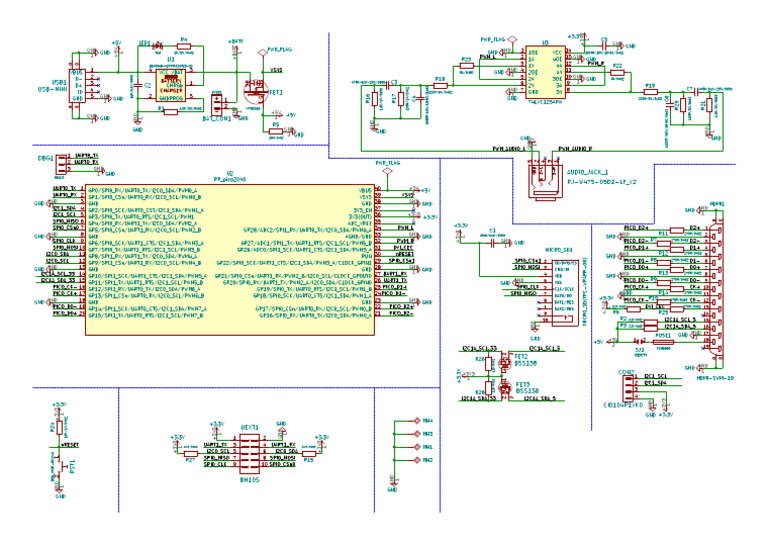 Rp2040 Pico PC Rev B | PDF