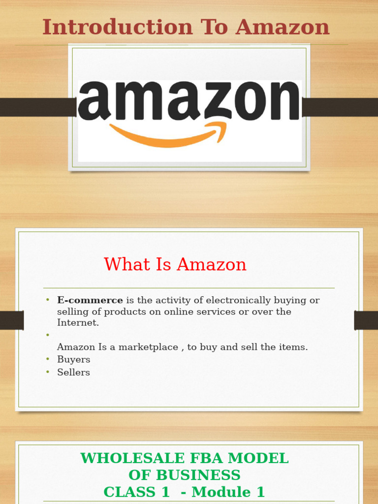 Amazon Account Setup and Business Models | PDF