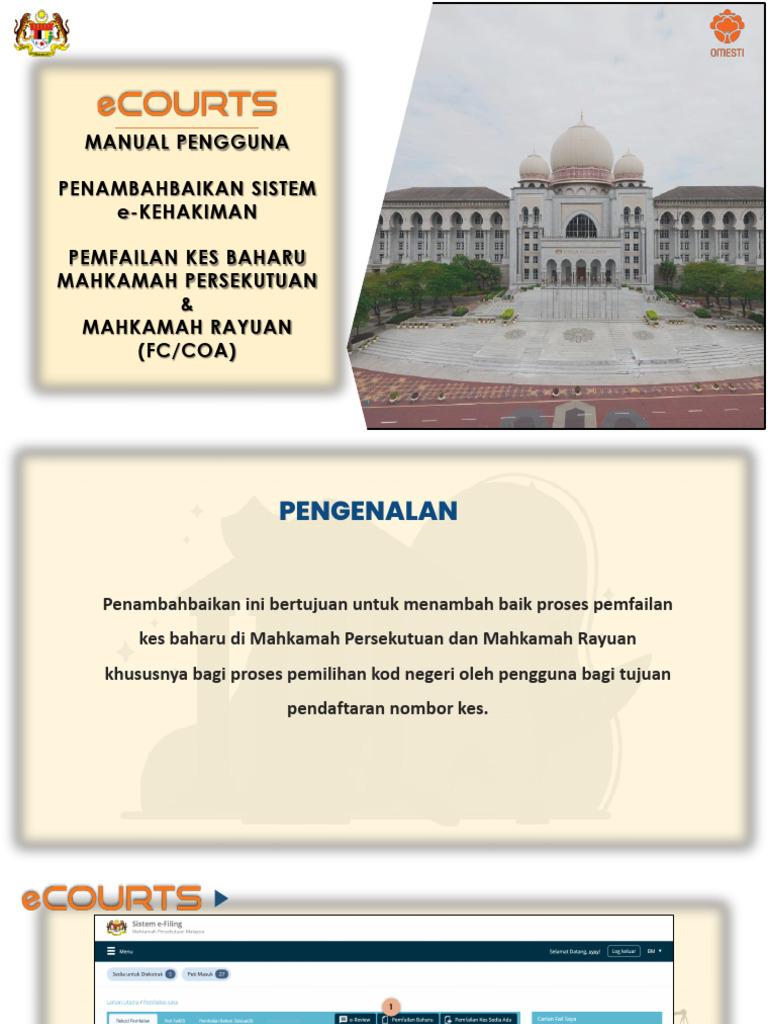 EFS - Pemfailan Baharu FCCOA | PDF