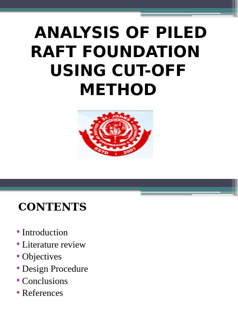 Final Pile Raft Project Review | PDF | Deep Foundation | Mechanics