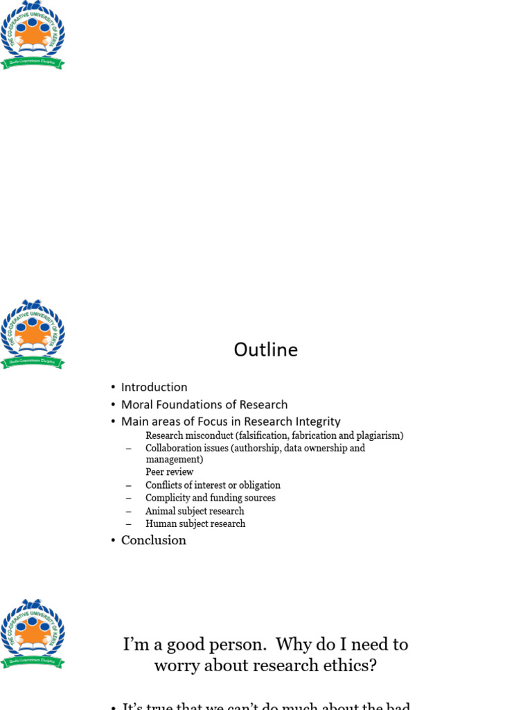 Lecture 4 PART 2 Introduction To Research Ethics | PDF | Experiment | Plagiarism