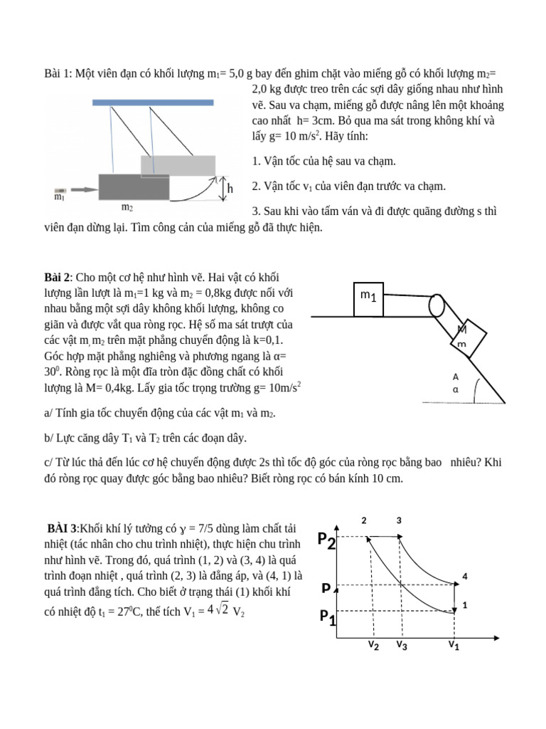 Gui SV - Bai Tap Phan Nhiet | PDF