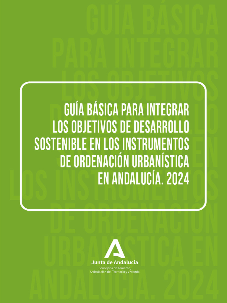 Guía Básica LISTA - ODS Desarrollo Urbano Sostenible | PDF ...