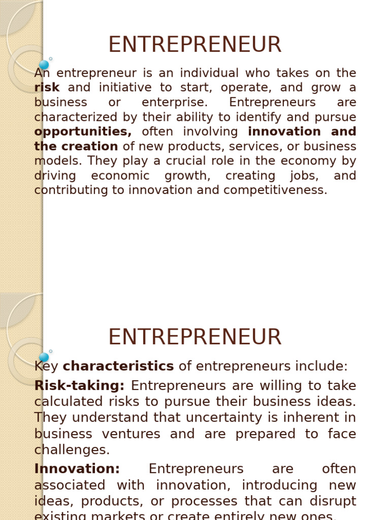 Key Traits of Successful Entrepreneurs | PDF