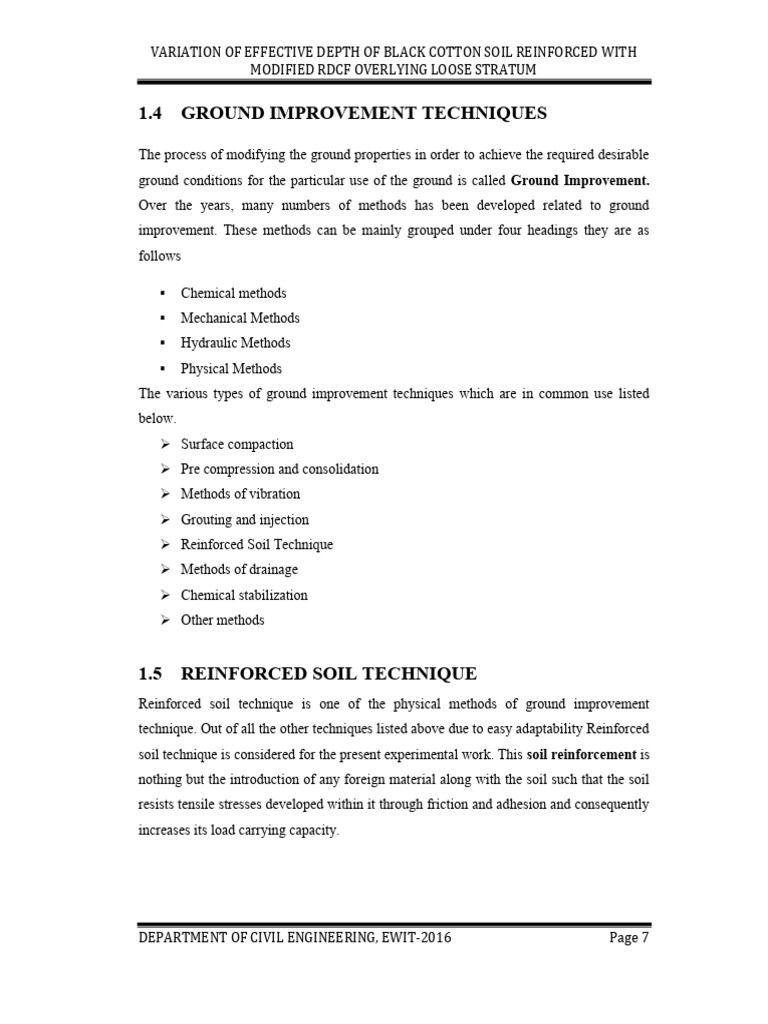 Reinforced Soil Mechanism | PDF | Stress (Mechanics) | Soil