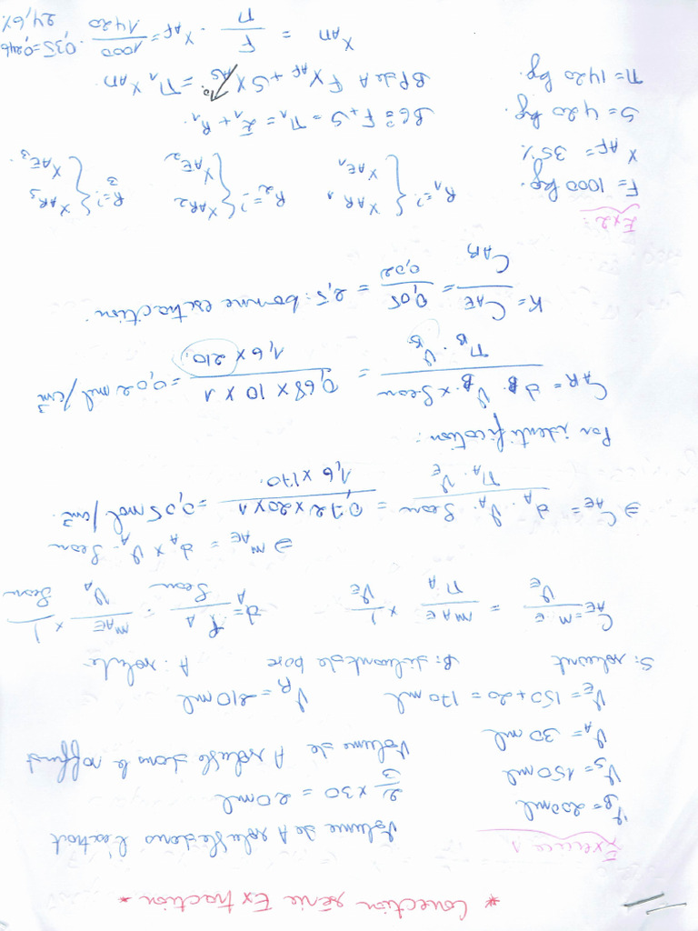 Correction 1 Opérations Unitaires 1 | PDF