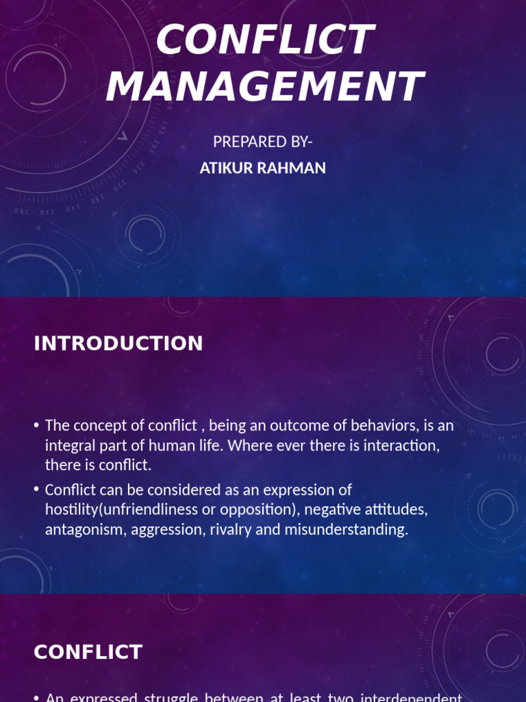 Effective Conflict Management Strategies | PDF | Interpersonal ...