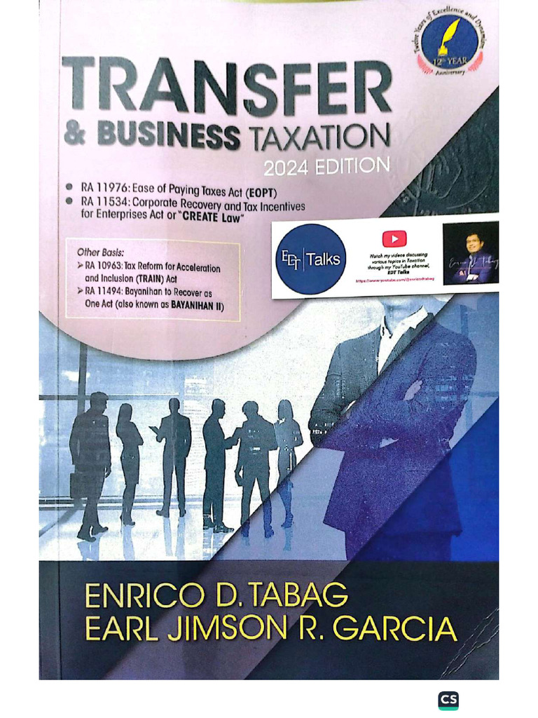 Transfer and Business Tax 2024 by Tabag | PDF