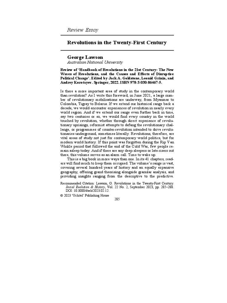 21st Century Revolutions Explored | PDF | Revolutions | Iranian Revolution
