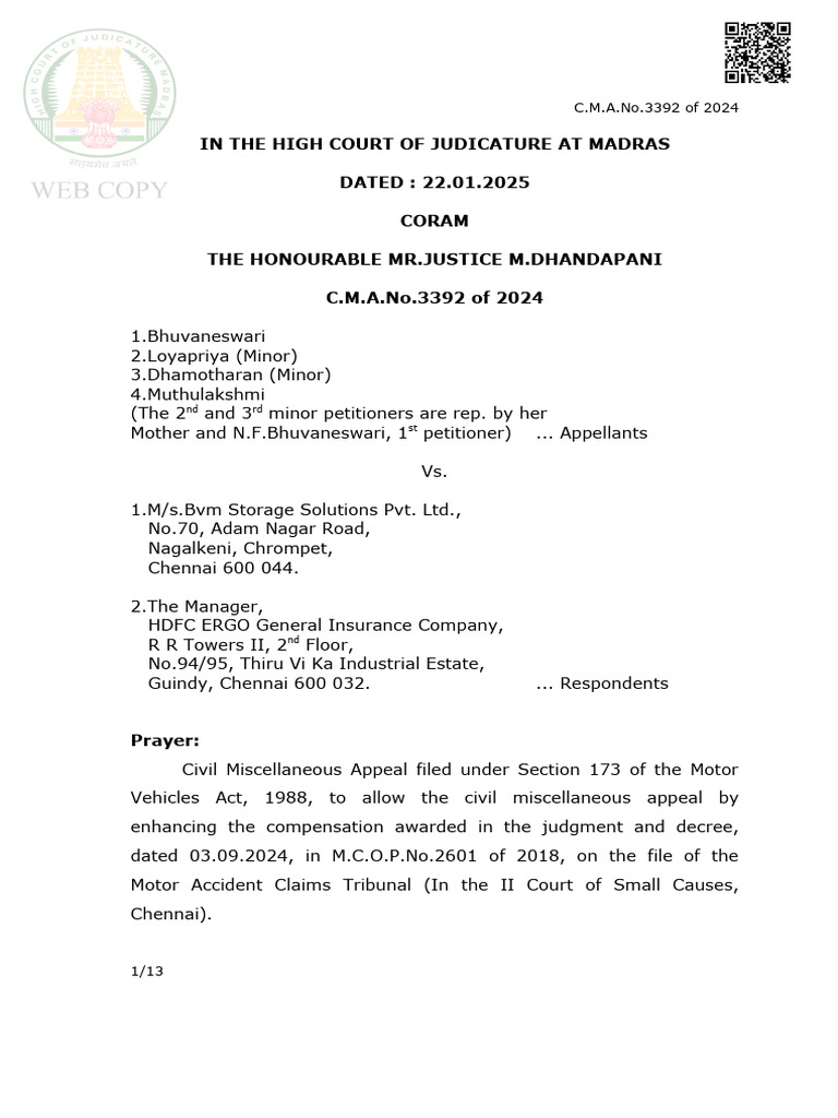 bhuvaneswari-and-others-v-ms-bvm-storage-solutions-pvt-ltd-589418 | PDF ...