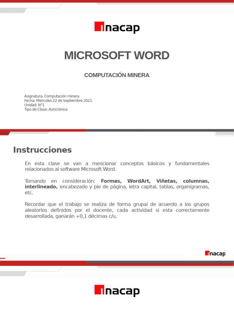 Introducción a Microsoft Word | PDF | Microsoft Word | Software