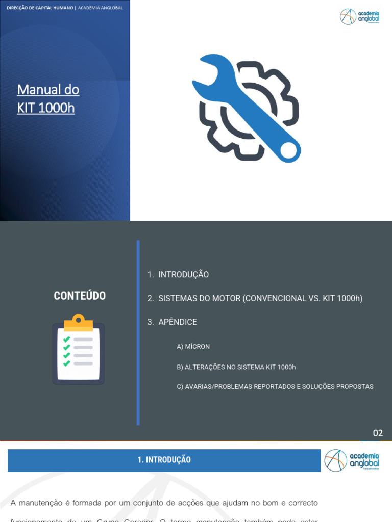 Manual Do KIT 1000h Revisado | PDF | Motores | Óleo de motor