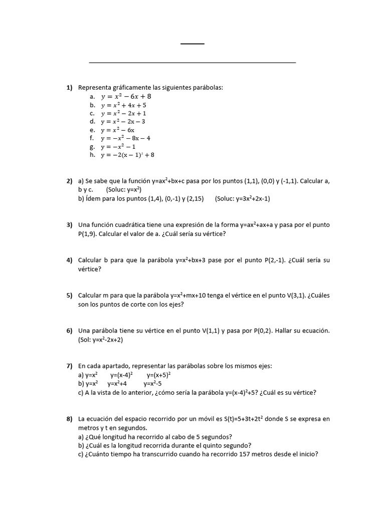Tarea Funciones | PDF | Matemáticas