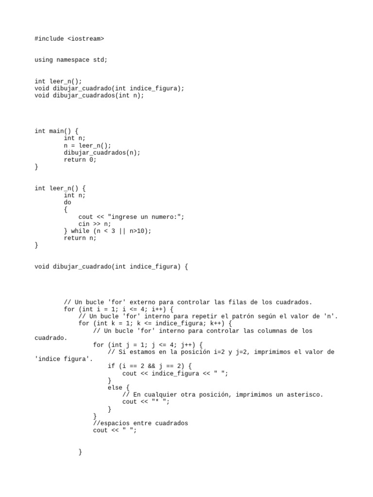Codigo Ejercicio Figuras 7.Docx | PDF