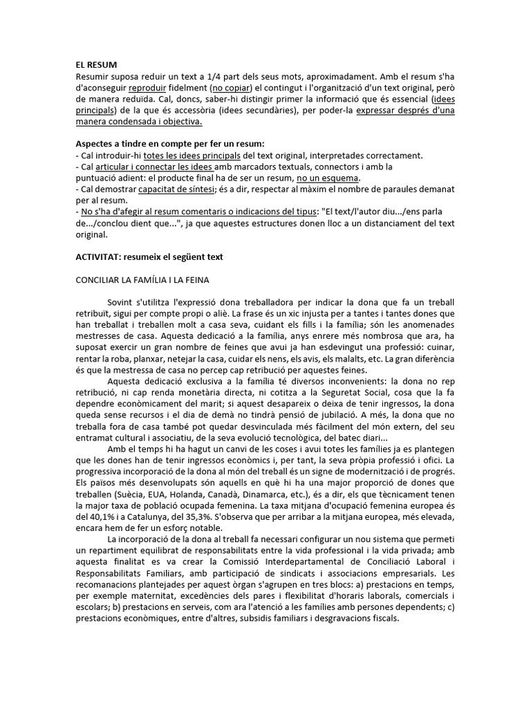 El resum | PDF