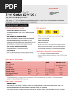 Shell Gadus S2 V220 2 Datasheet | PDF | Lubricant | Bearing (Mechanical)