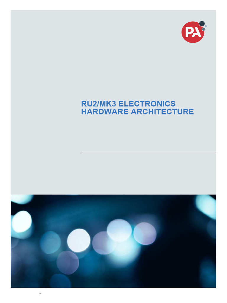 Electronics Hardware Architecture | PDF | Booting | Microcontroller