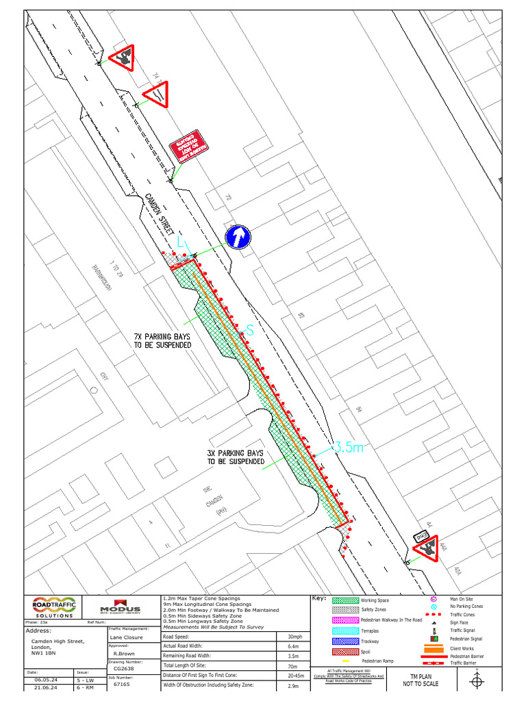 Camden Street Traffic Management Plan | PDF | Land Transport | Driving