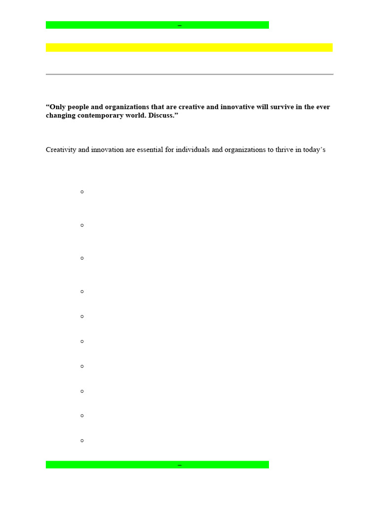 Ucu 112 Sampled Past Papers With Answers | PDF | Creativity | Innovation