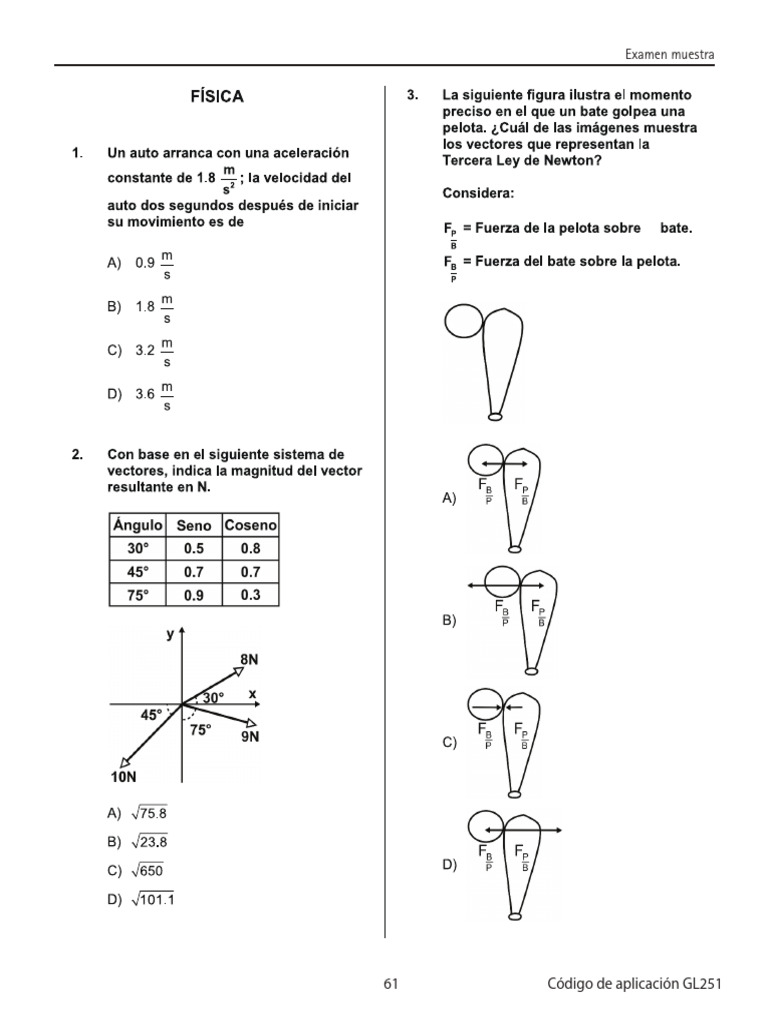 Matemáticas Examen Simulacro 1 | PDF