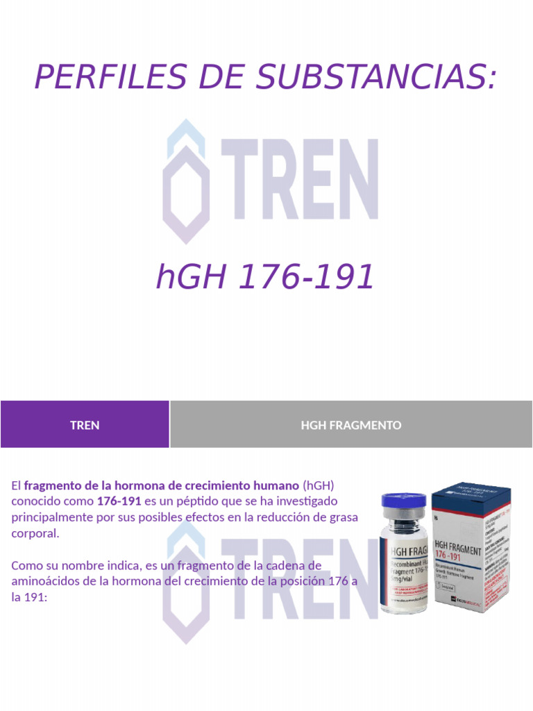 HGH 176-191 | PDF | Hormona de crecimiento | Hormona
