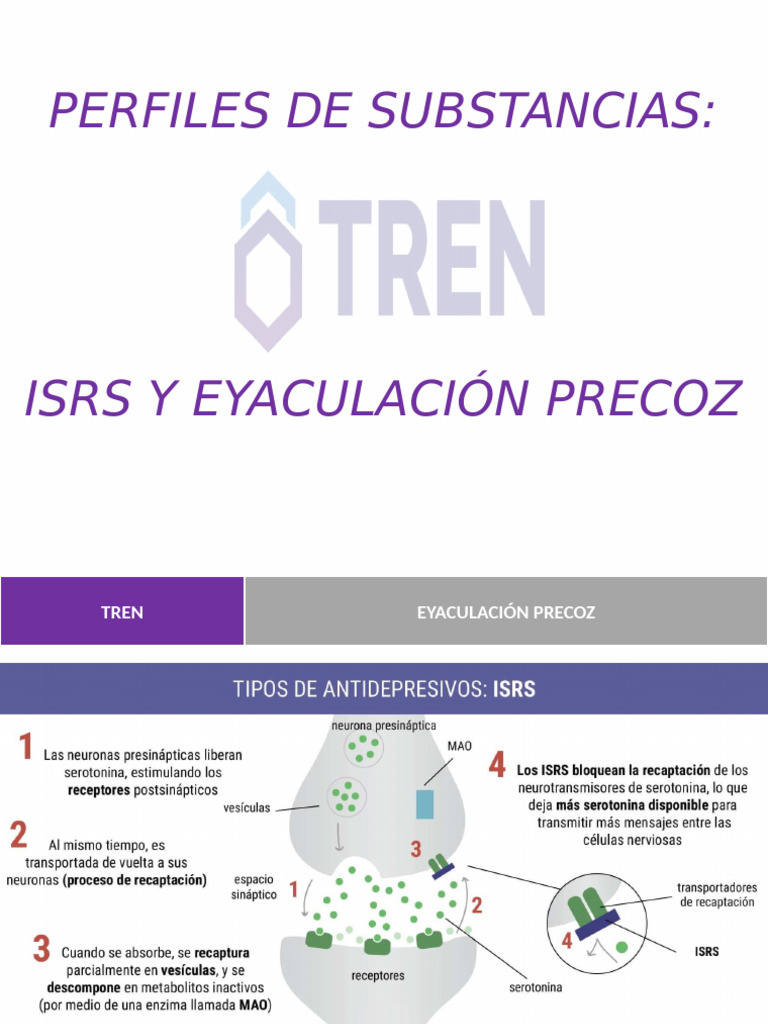 ISRS y Eyaculación Precoz | PDF | Inhibidor selectivo de la recaptación ...