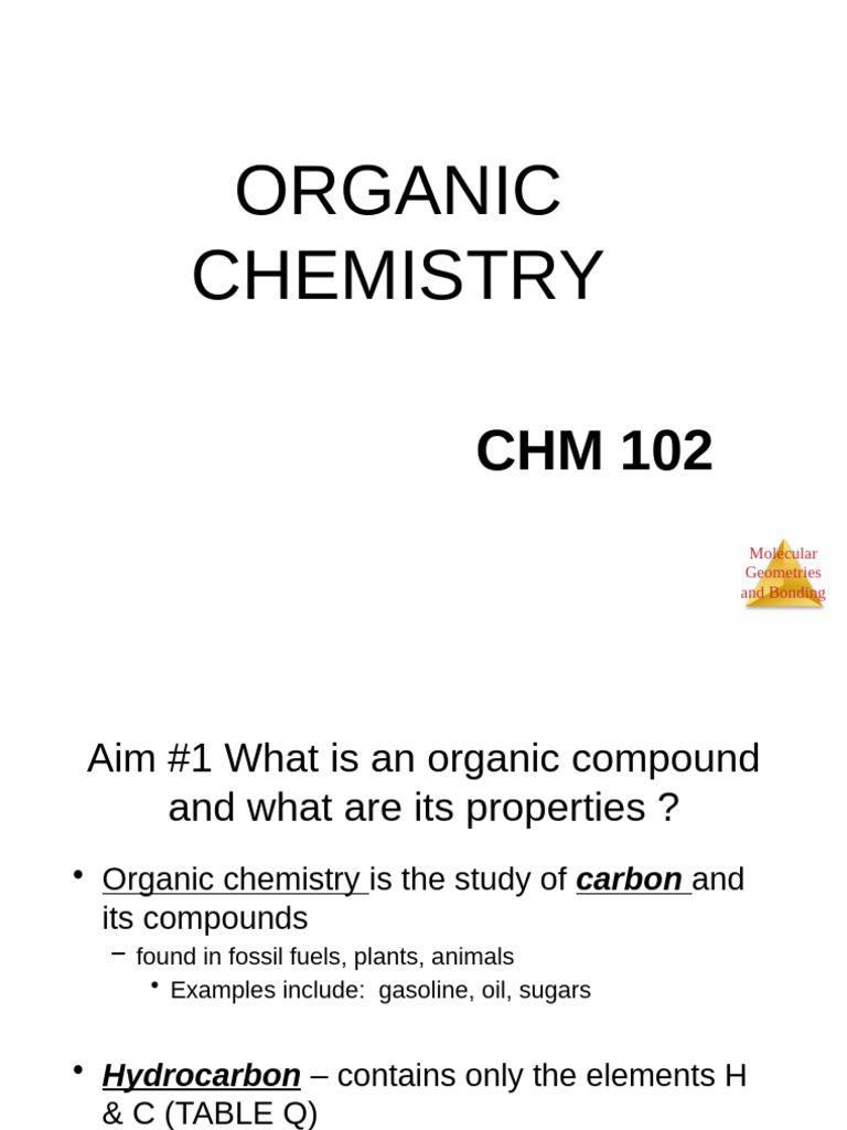 Unit 14- Organic Chemistry | PDF | Molecular Orbital | Alkene