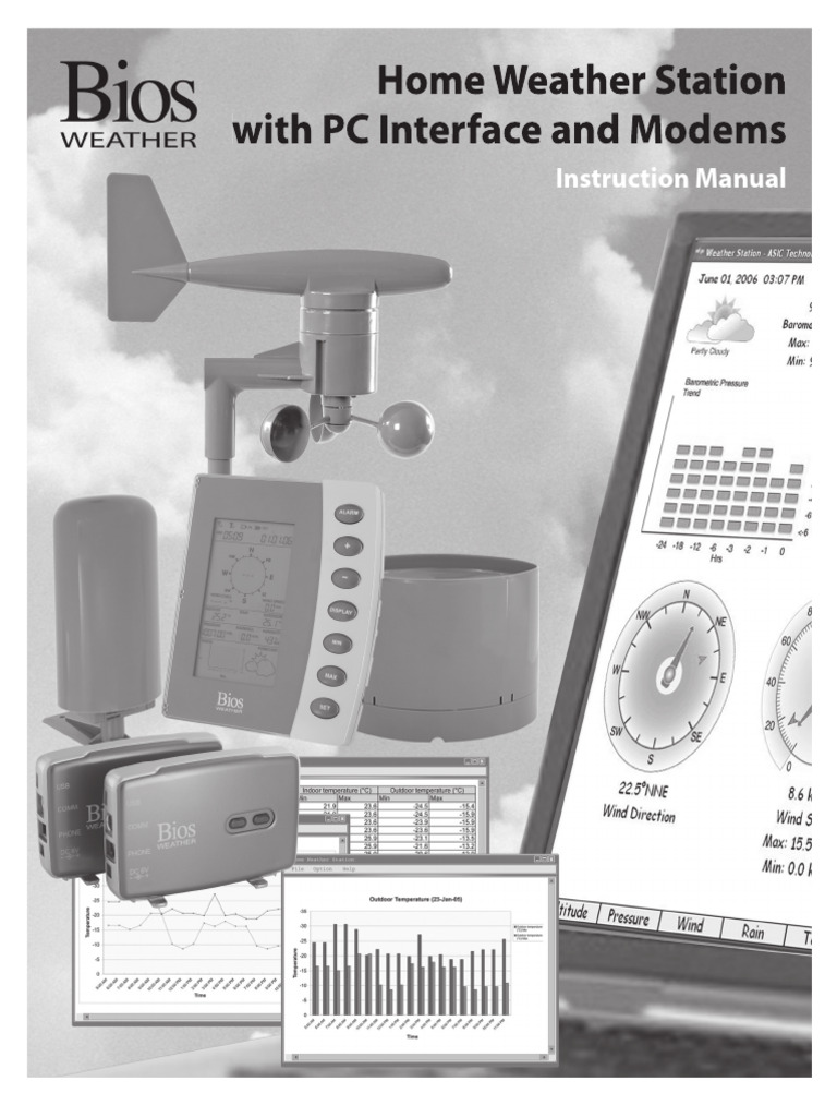 Home Weather Station Setup Manual | PDF | Atmospheric Pressure ...